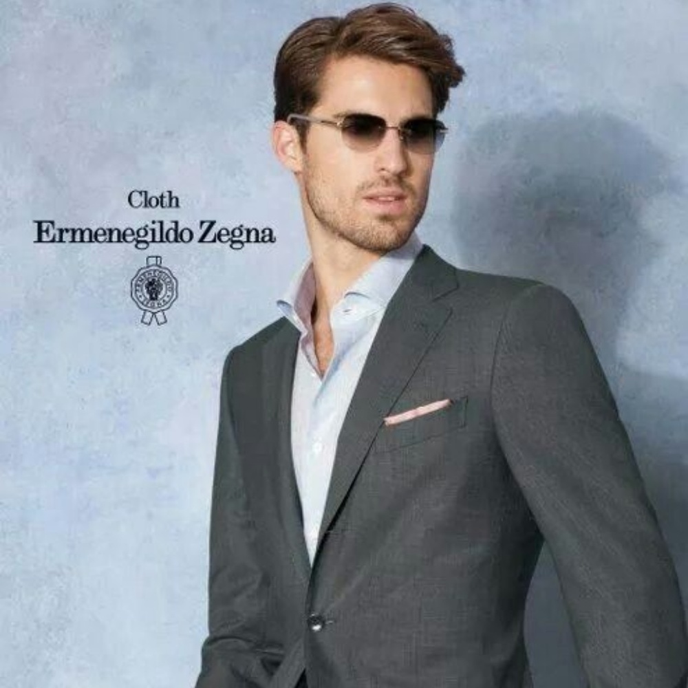 Ermenegildo Zegna Trofeo Men's 2 Button Blazer - Gem